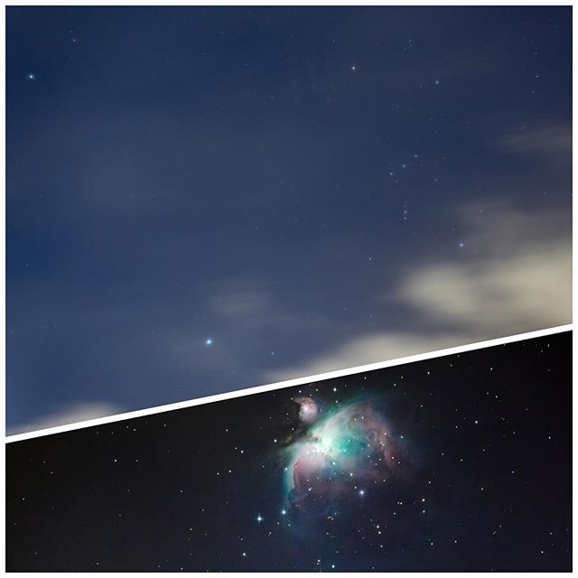 Orion, Winter Triangle, and the Orion Nebula. | pathfinder - Hiko Blog